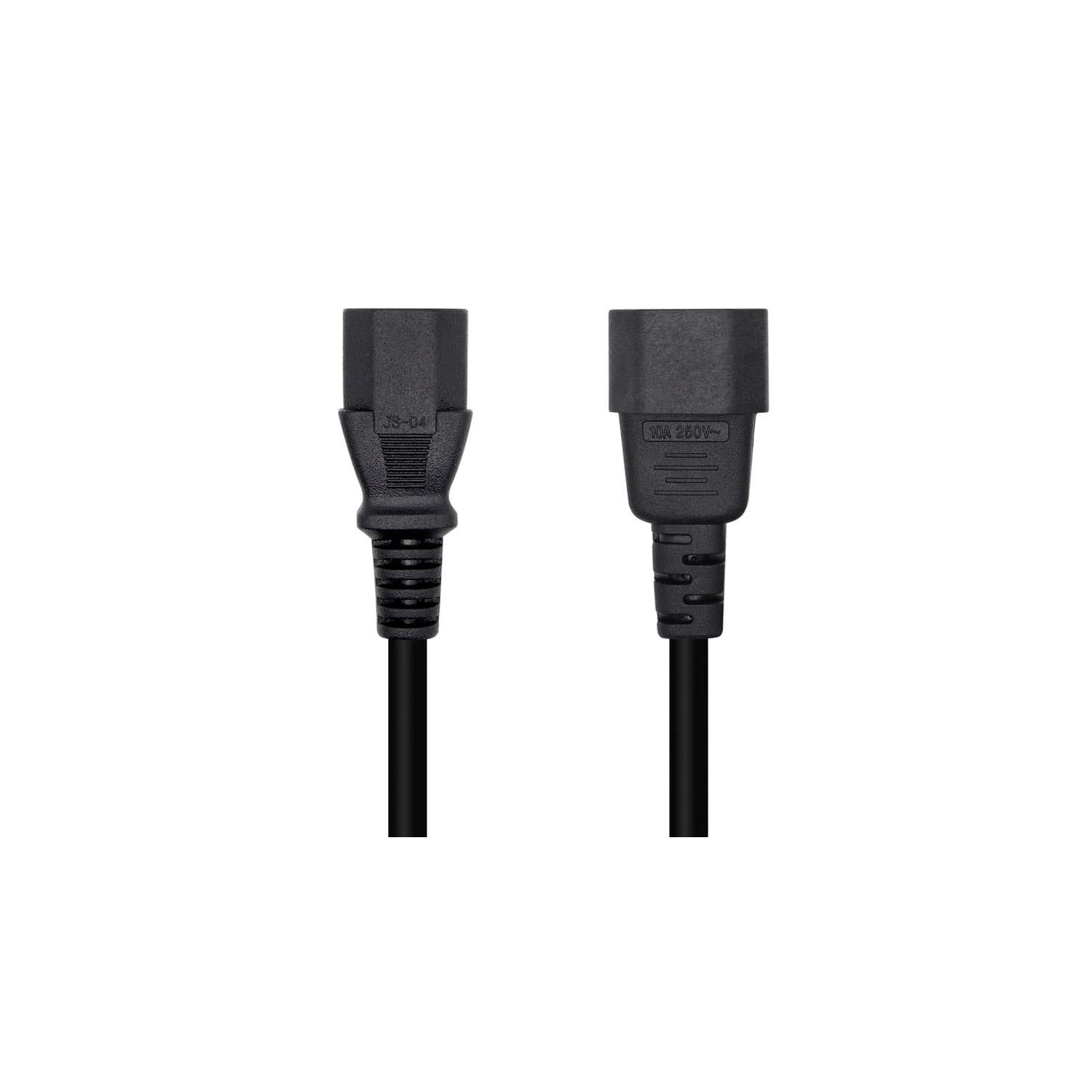 Cable prolongador PC IEC-320 C13/C14, 3 Metros NEGRO envio 24H 🔝🔝🔝